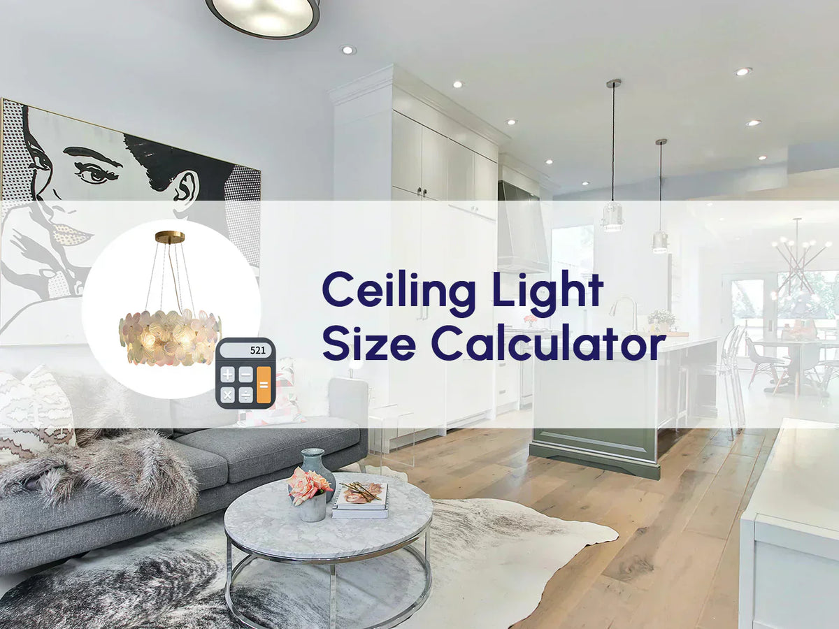 Ceiling Light Size Calculator – Homebaa
