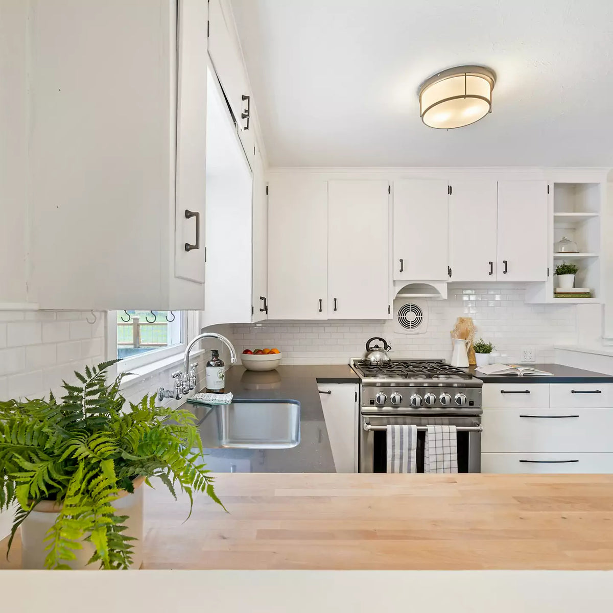 10 Stunning Flush Mount Lighting Ideas for Your Kitchen – Homebaa