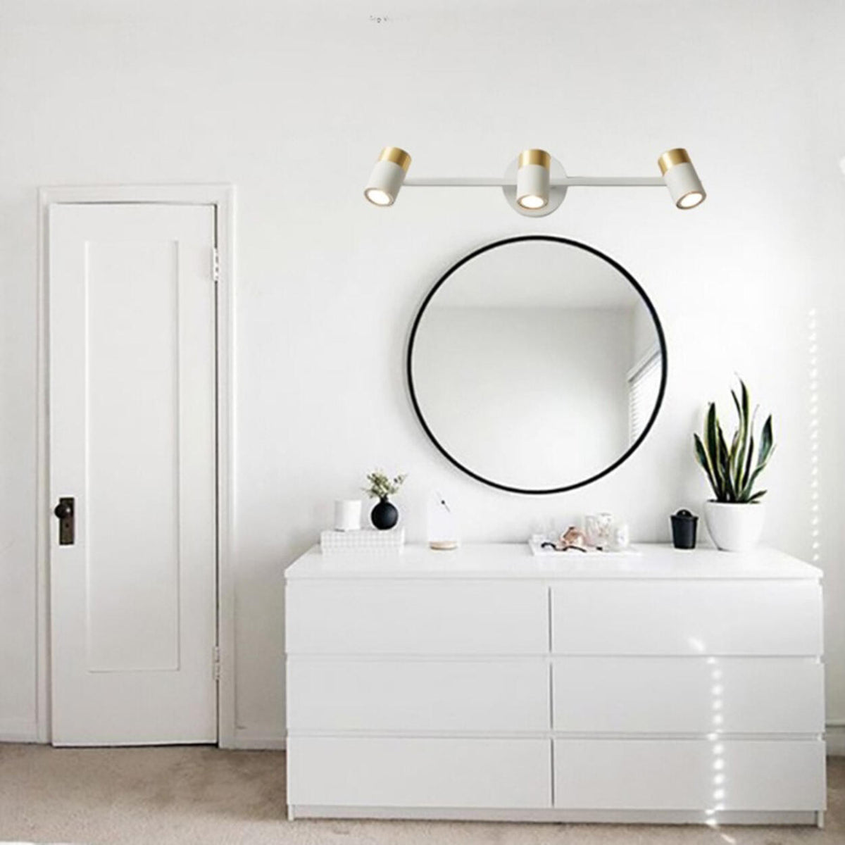 3-Lights Spotlight Cylinder Vanity Light Fixtures – Homebaa