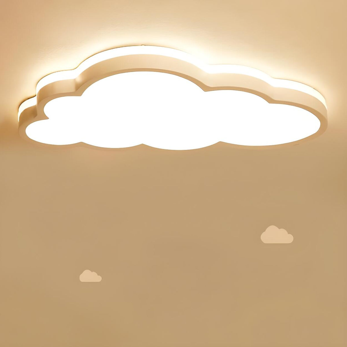 Creative Cloud-Shaped Dimmable LED Flush Mount Light – Homebaa