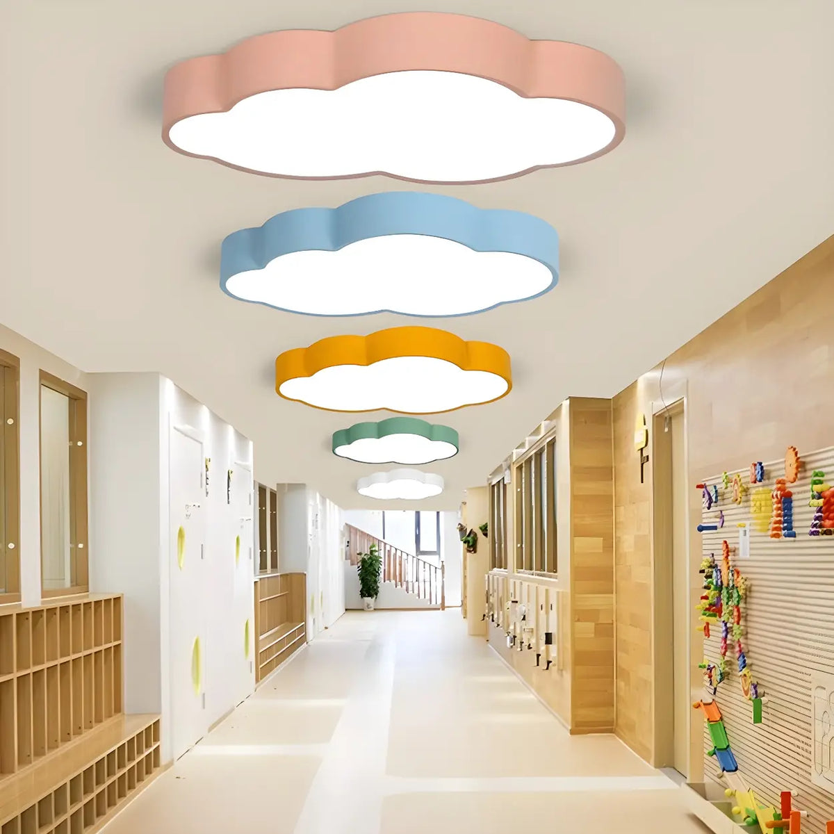 Kindergarten Corridor Cloud LED Flush Mount Light – Homebaa