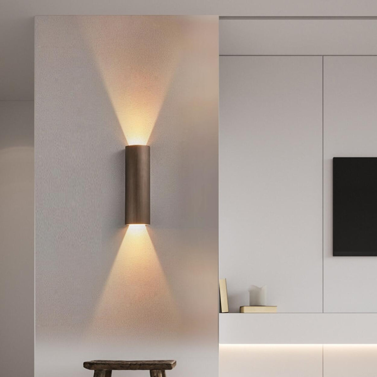 Modern Cylindrical Up Down Light Wall Sconce – Homebaa